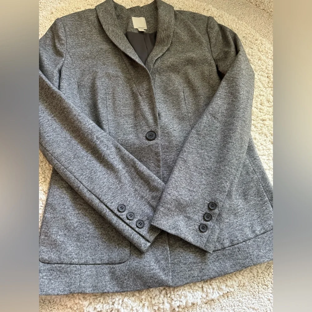 Halogen | Jackets & Coats | Halogen Gray Blazer Structured Modern Fit ...